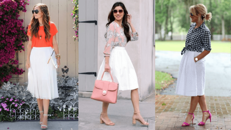 Como Combinar Una Falda Blanca - 10 Mejores Tops - Esmilna Castillo