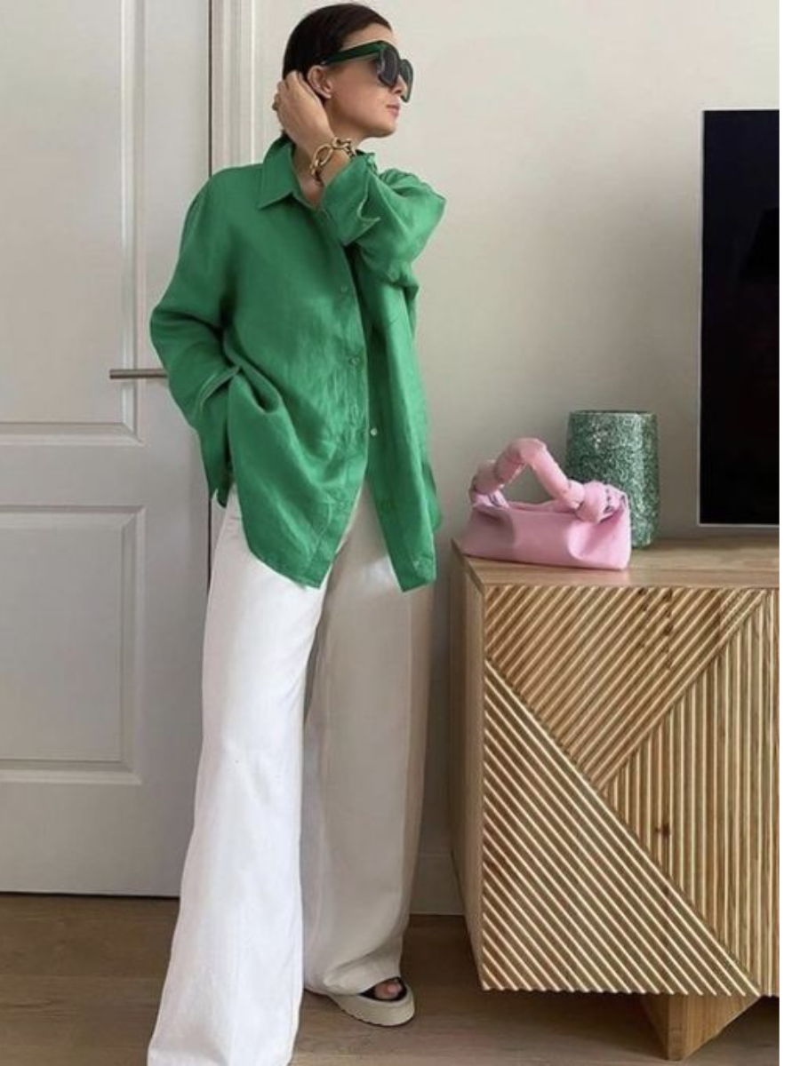 ¿Cómo Combinar Una Blusa Verde? 10 Opciones Increíbles