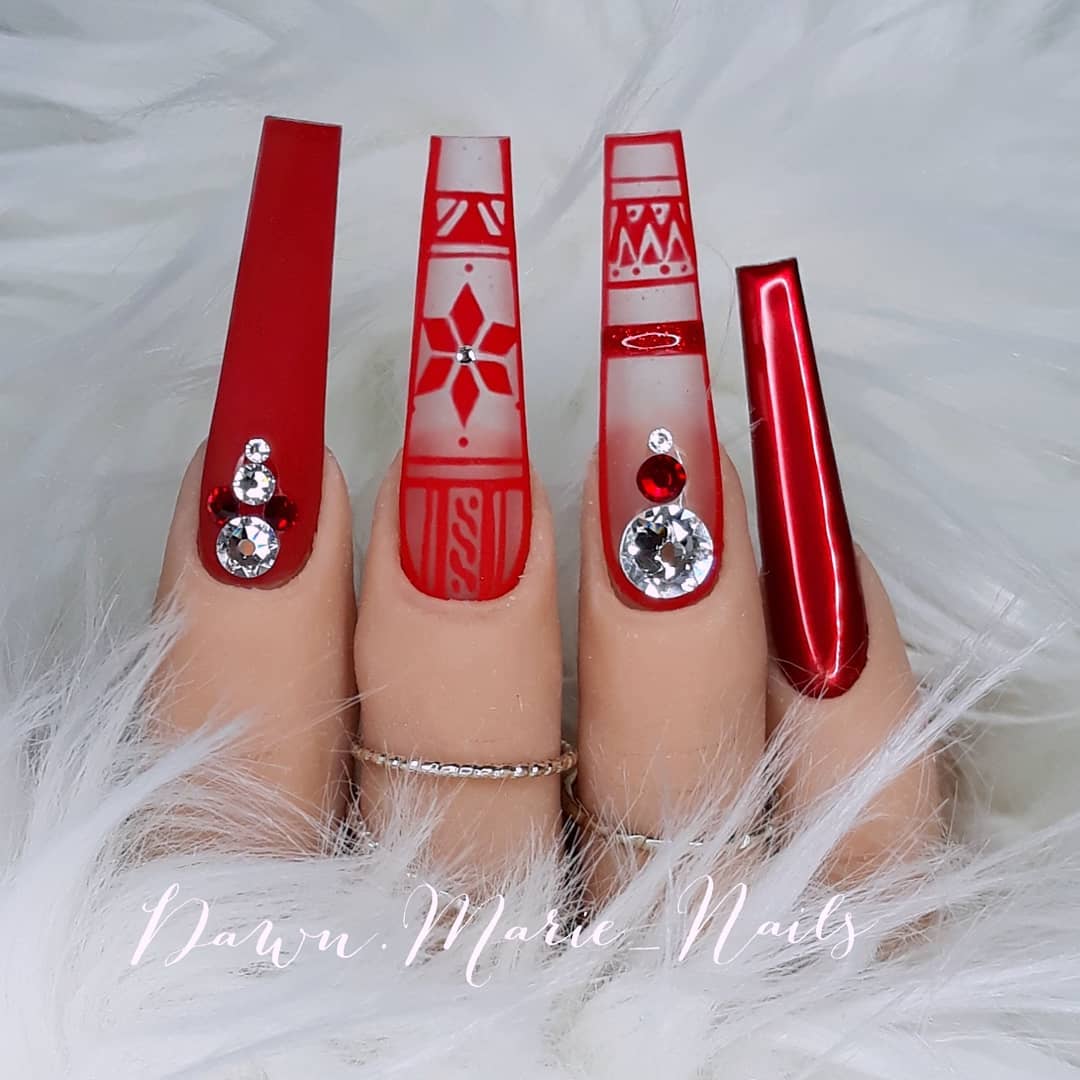 Las Nuevas 23 Ideas De Diseños De uñas Rojas En Este 2024 De Las Que Te ...