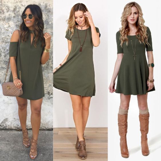 Top 4: 驴C贸mo combinar un vestido verde militar? Ideas de combinaci贸n de ... Top 4: 驴C贸mo combinar un vestido verde militar? Ideas de combinaci贸n de ...