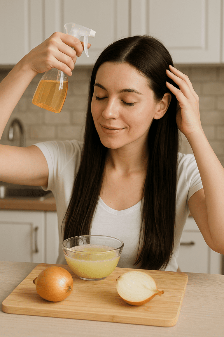 Cómo Aplicar Jugo De Cebolla Para Crecer El Pelo Sin Olor Fuerte ...