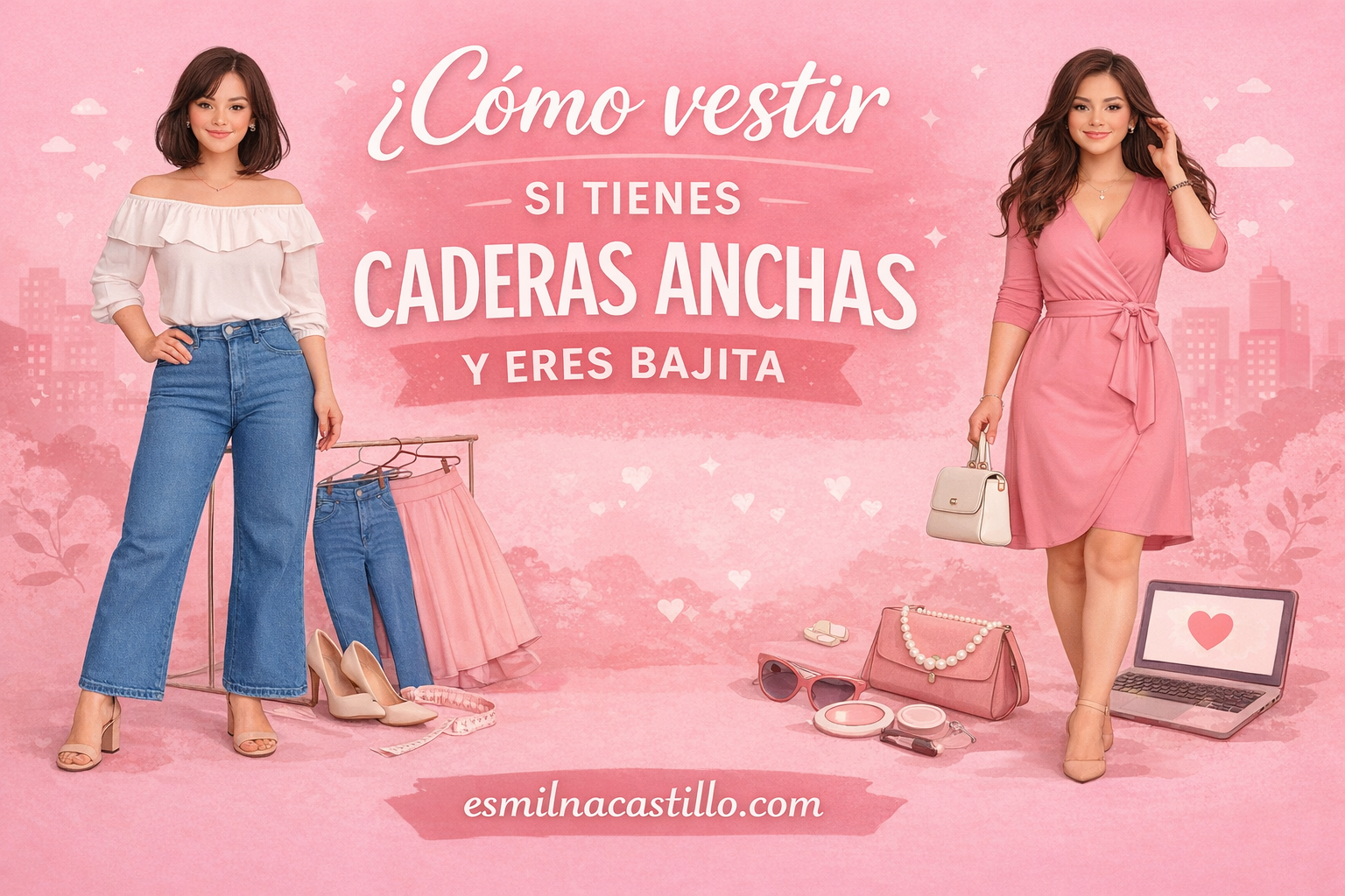 7 Ideas De Cómo vestir si tienes caderas anchas y eres bajita - Esmilna ...